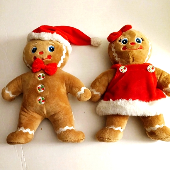 Bearington | Holiday | Vintage Holly And Jolly Ginger Plush Gingerbread ...